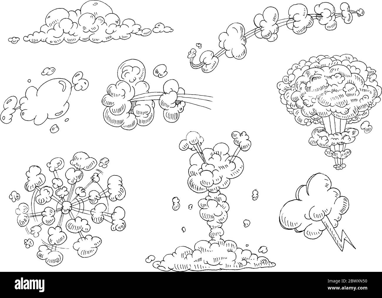 Poster hand drawn black Stock Vector Images - Alamy