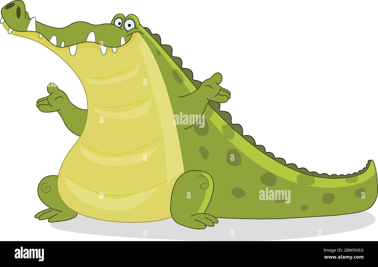 Crocodile animal cartoon Stock Vector Images - Alamy