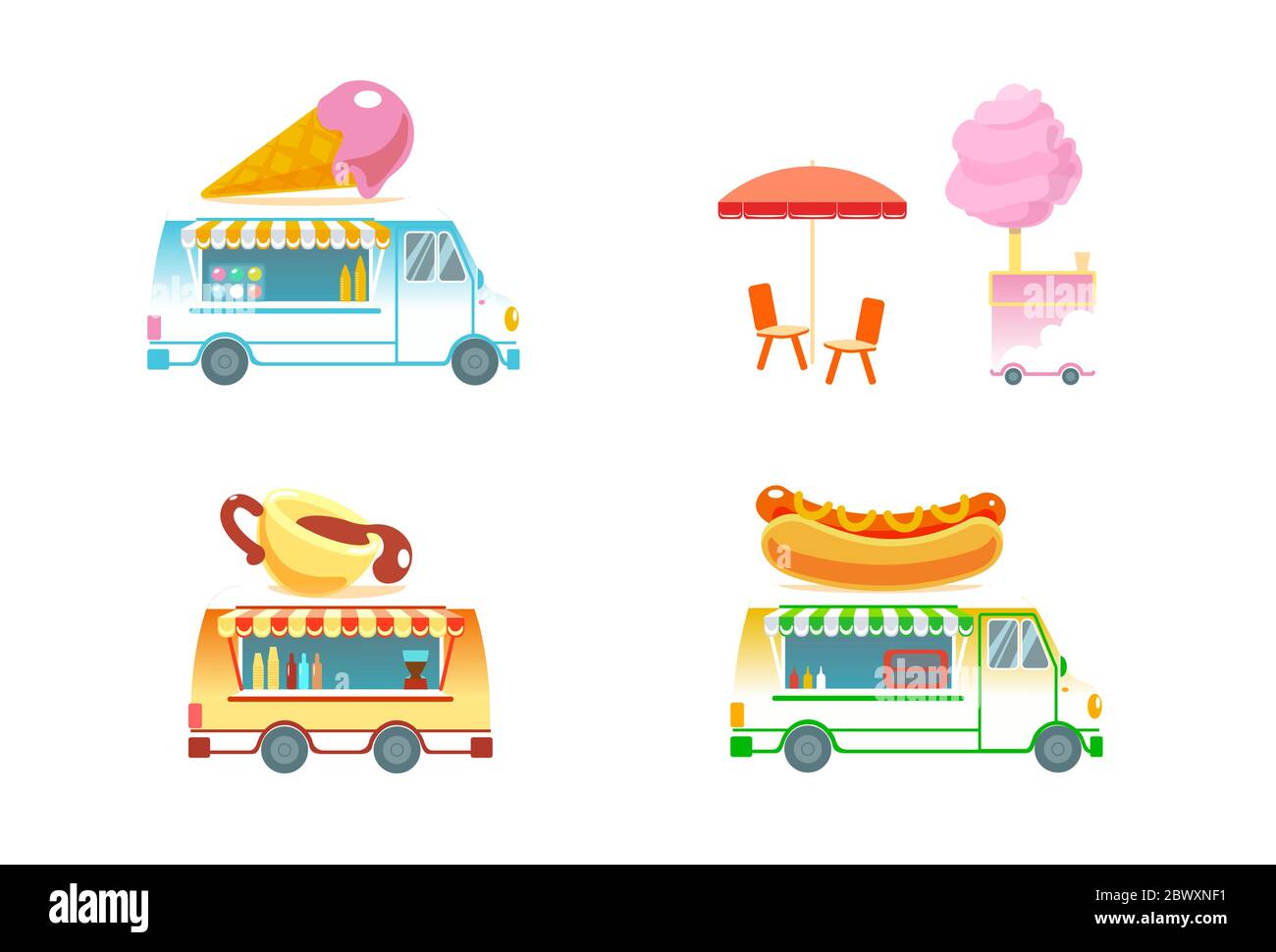 Festive season street Stock Vector Images - Alamy