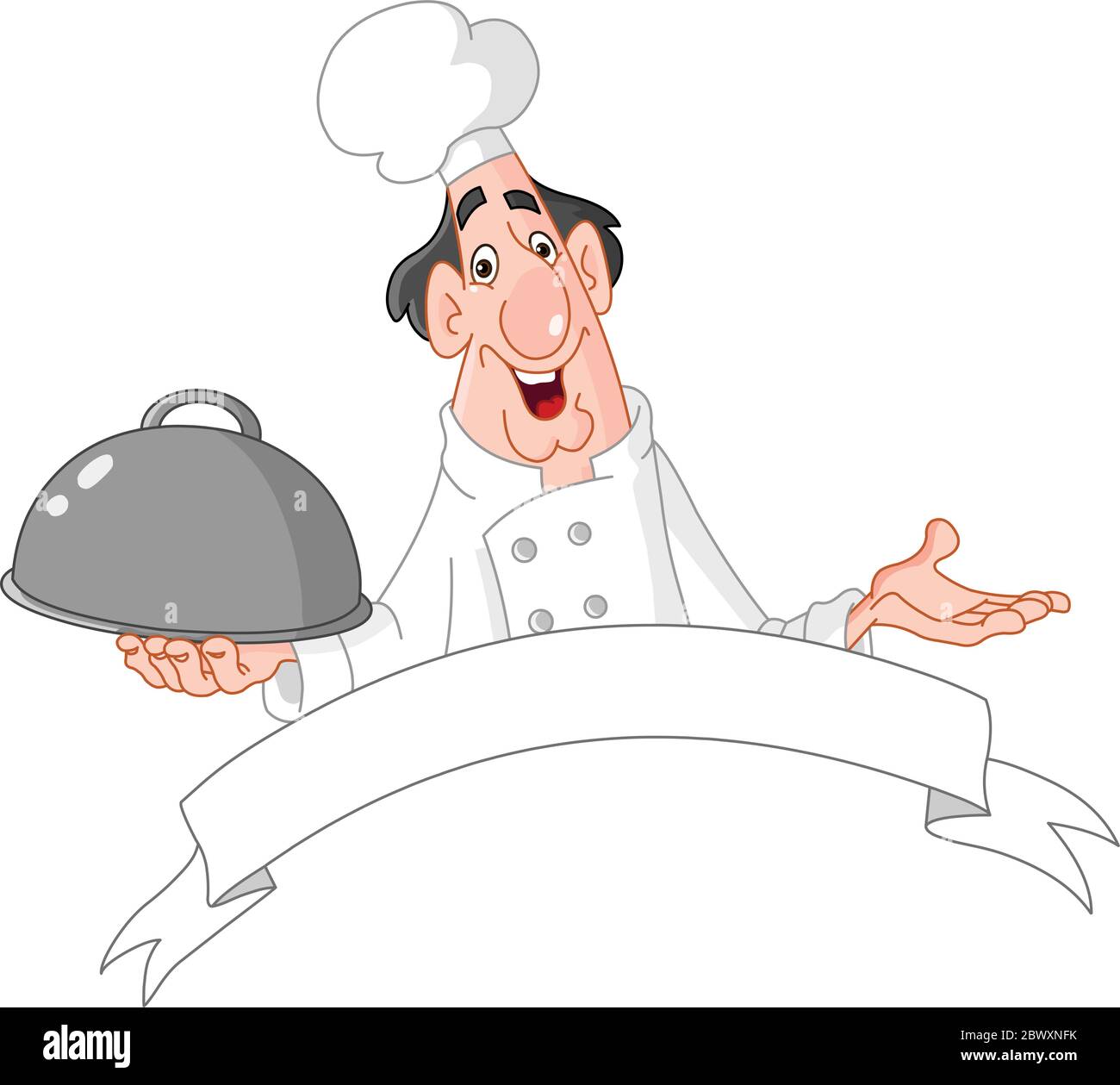 Hand holding breakfast tray Stock Vector Images - Alamy