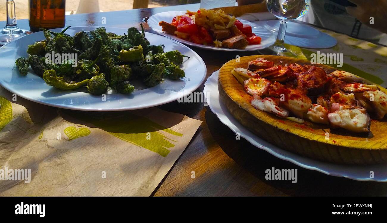 Spanish table setting traditional food hi-res stock photography and ...