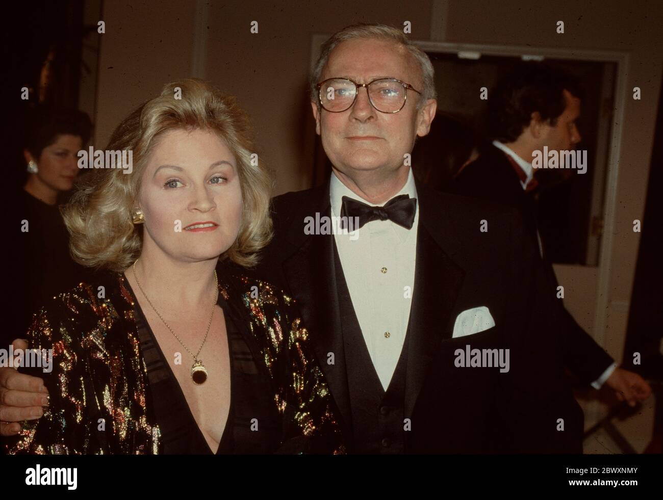 Los Angeles.CA.USA. LIBRARY. Edward Woodward (1930-2009) and Michele ...