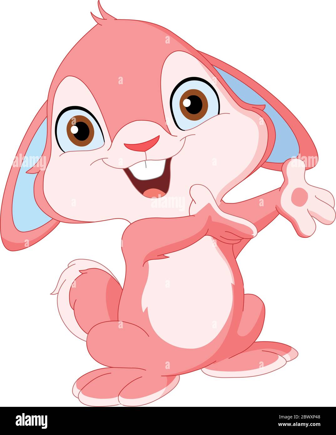 Baby bunny girl cartoon hi-res stock photography and images - Alamy