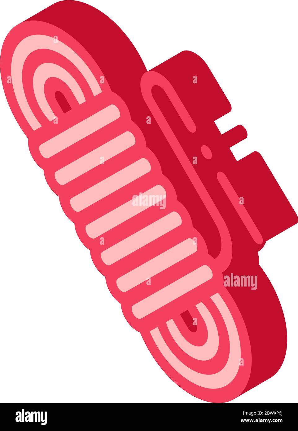 Rope Cable Alpinism Sport Equipment Isometric Icon Stock Vector Image