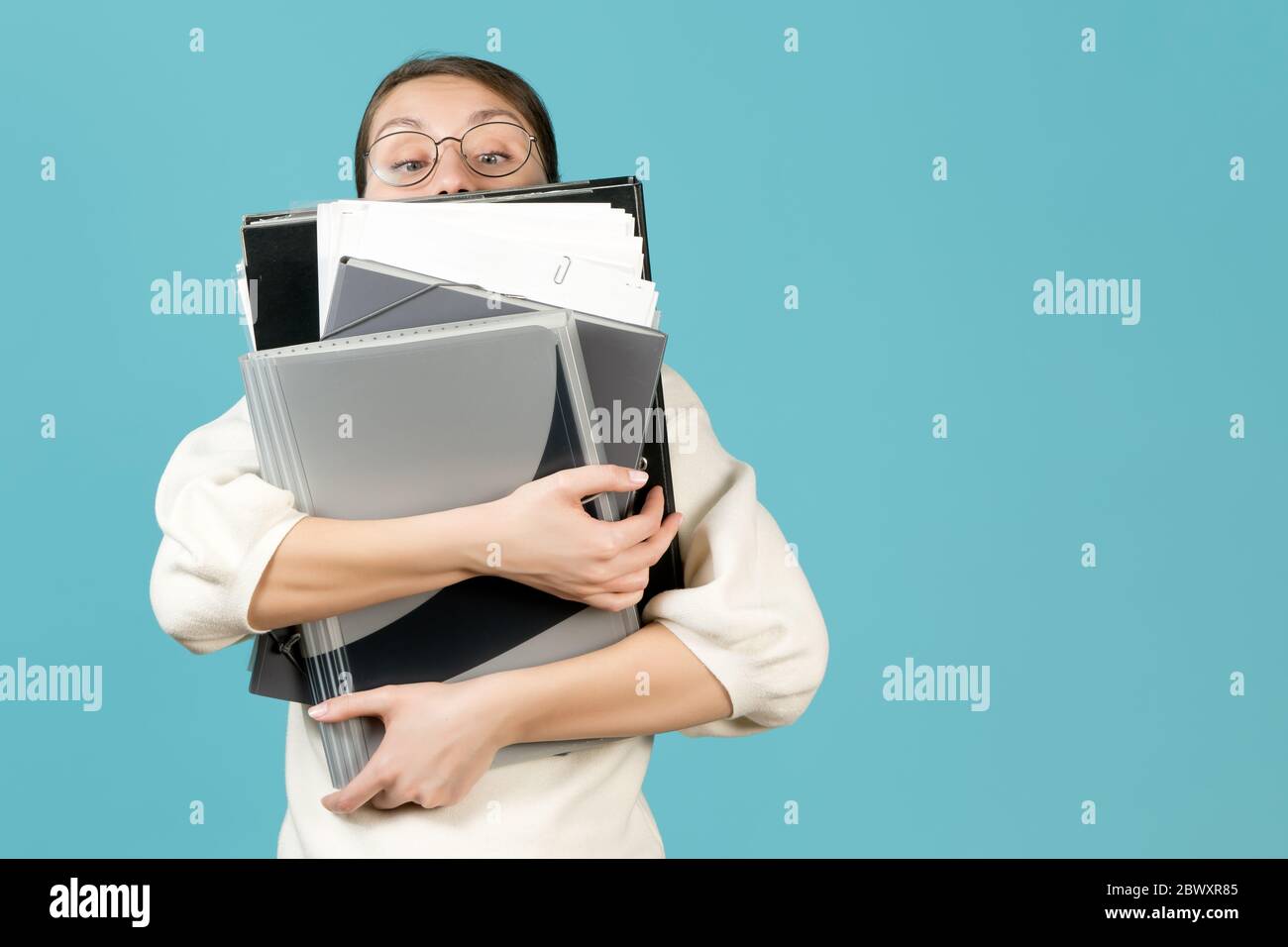 Very busy office worker hi-res stock photography and images - Alamy