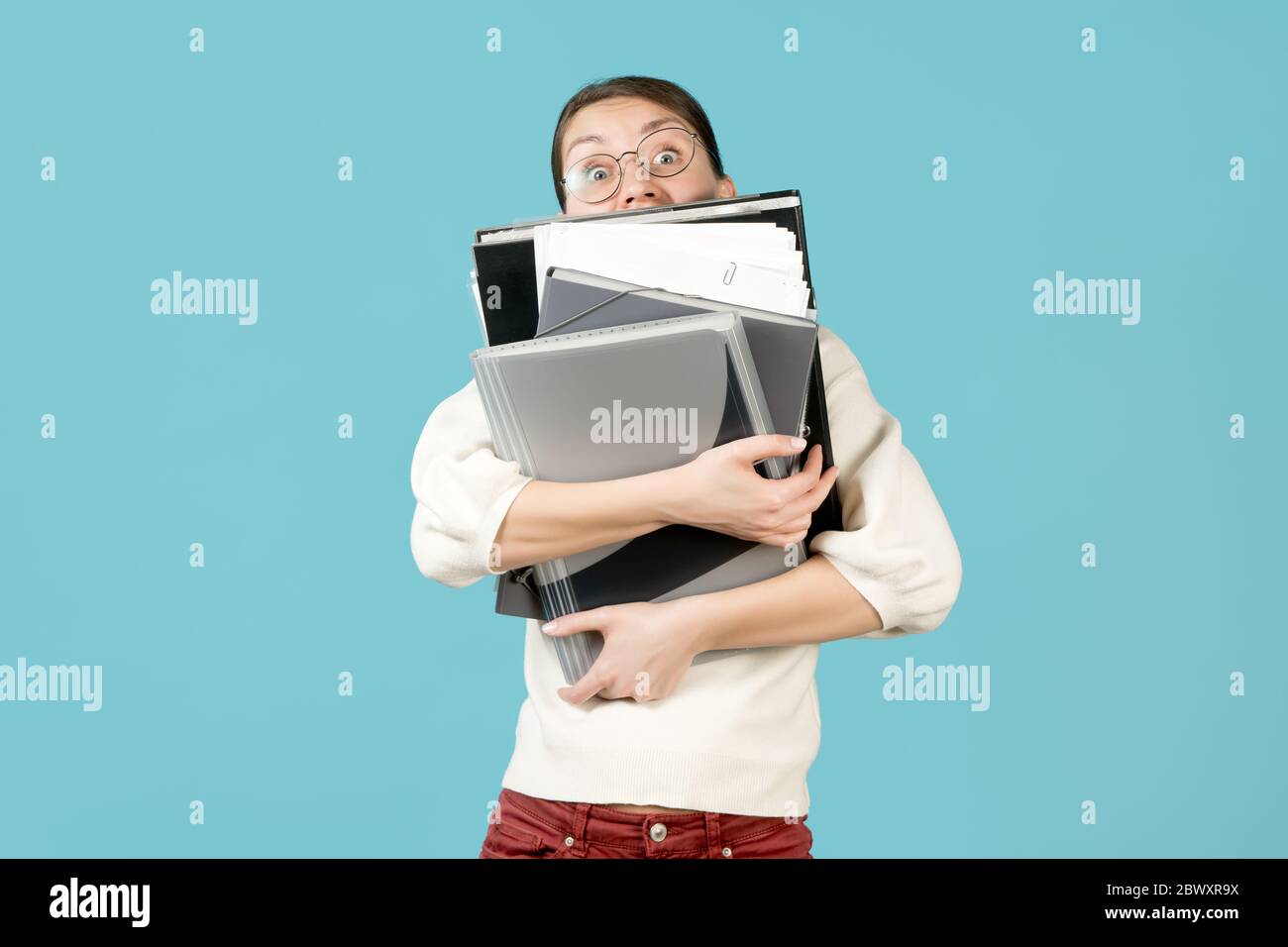Very busy office worker hi-res stock photography and images - Alamy