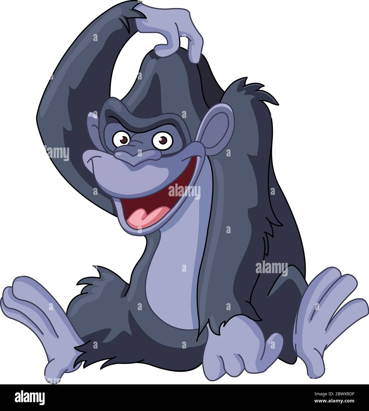 Monkey Scratching Head High Resolution Stock Photography and Images - Alamy