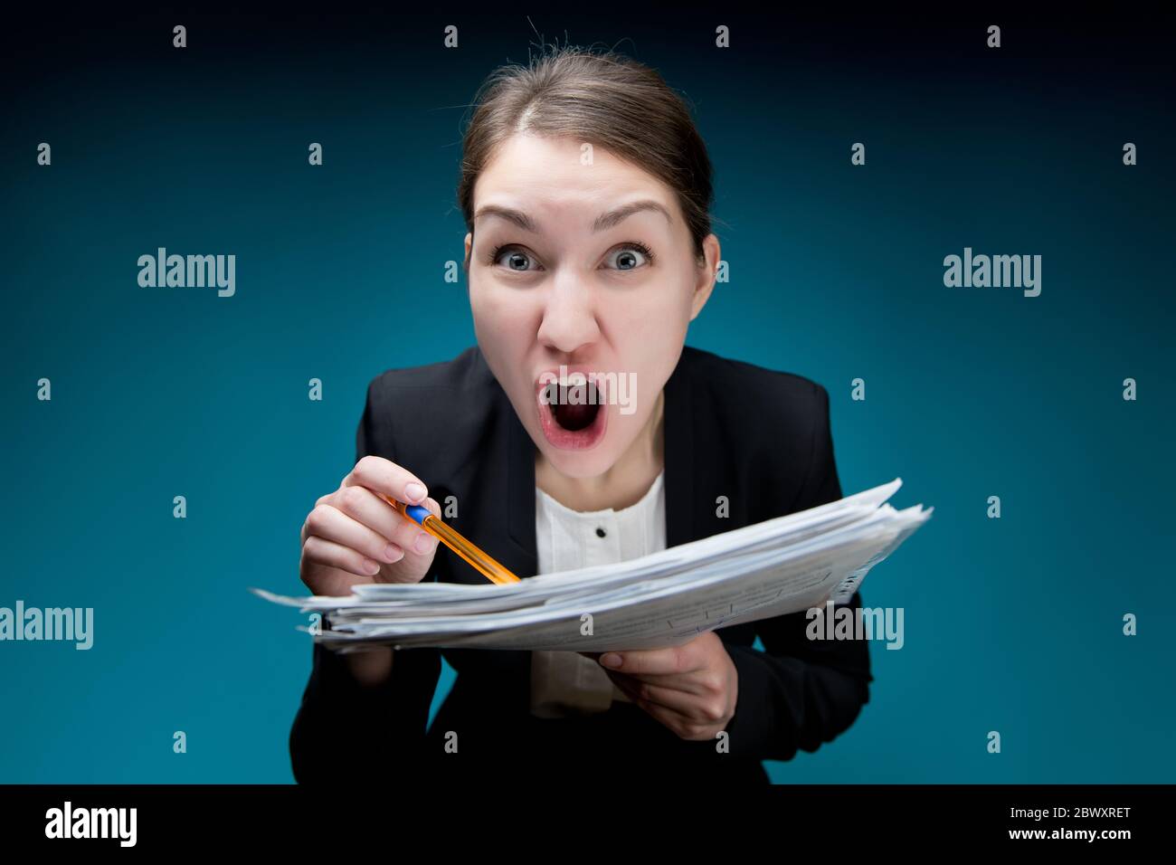 Angry teacher hi-res stock photography and images - Alamy