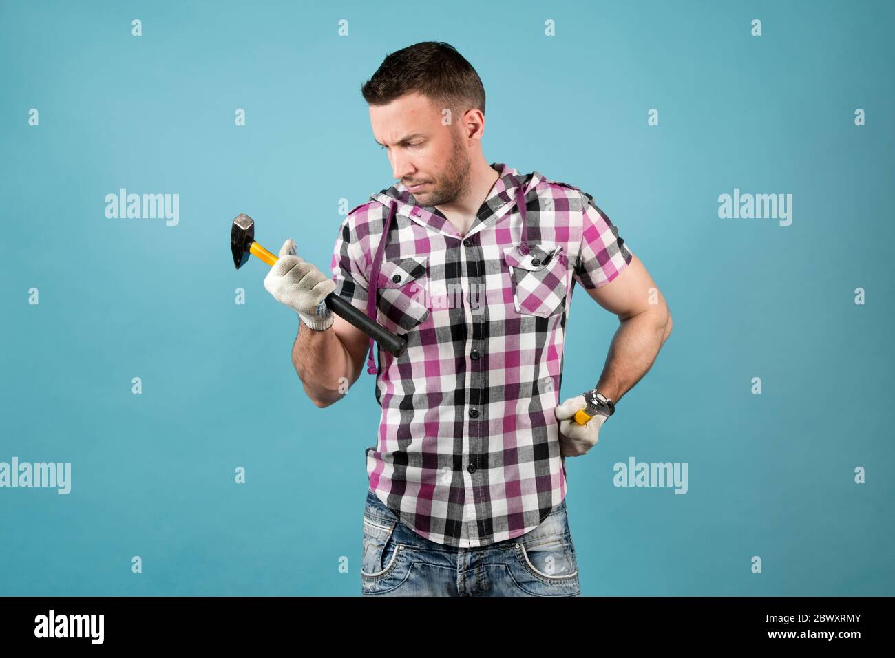 Dirty mud male guy hi-res stock photography and images - Alamy