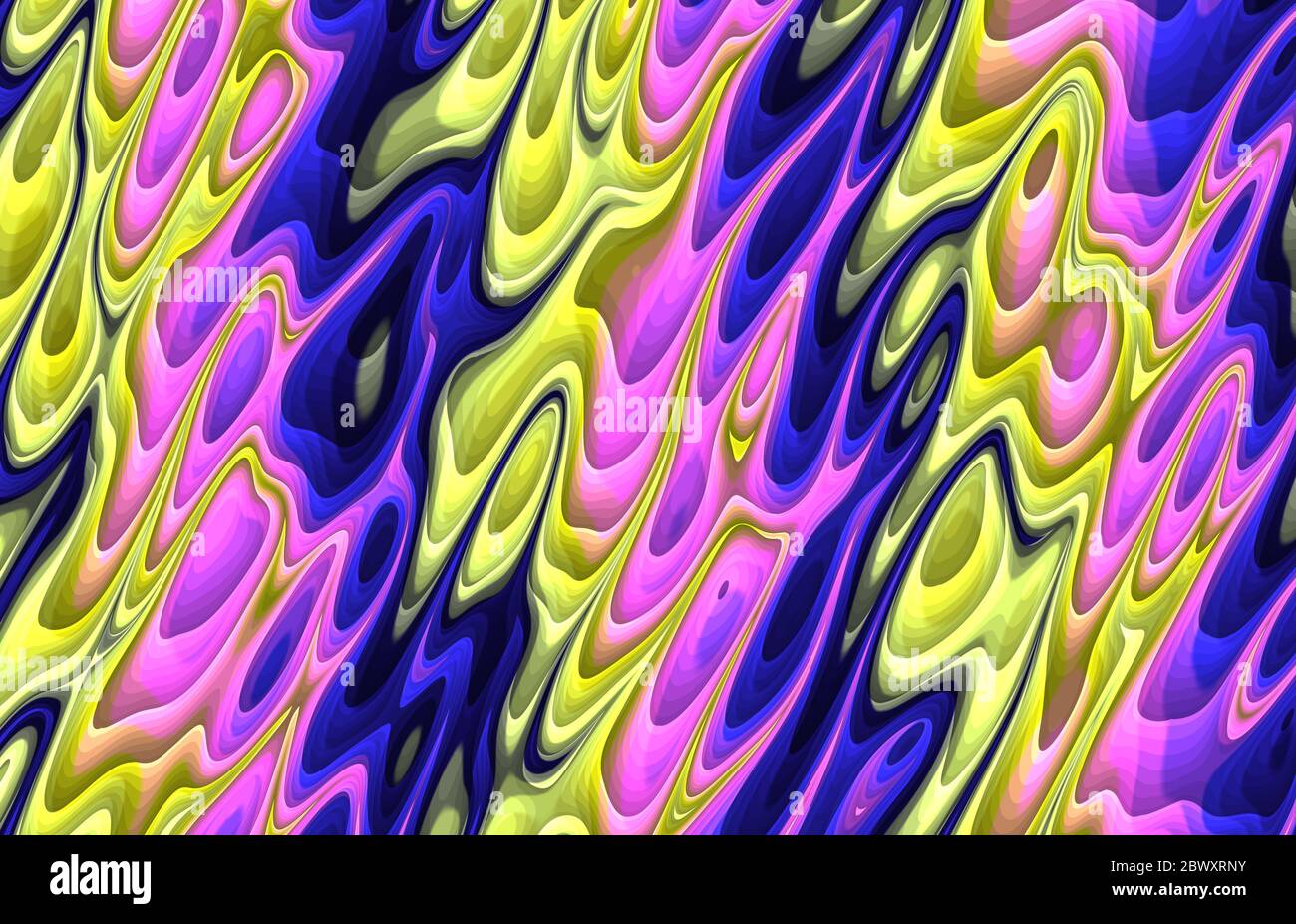 colorful trippy wavy psychodelic pattern Stock Photo - Alamy