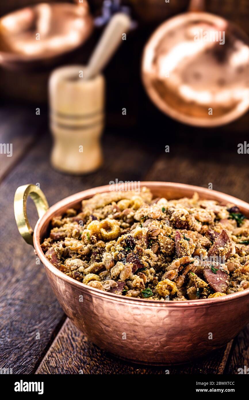 Brazilian beans called tropeiro mineiro beans, typical Brazilian food ...