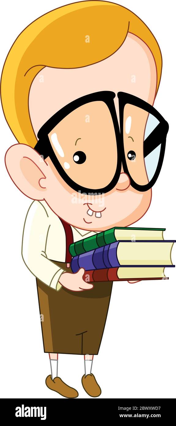 Nerdy kid hi-res stock photography and images - Alamy