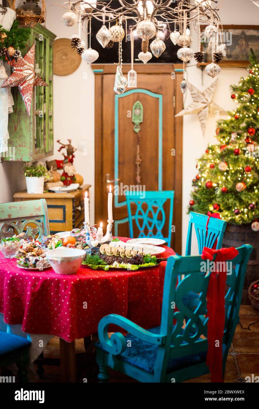 Ukraine christmas table hi-res stock photography and images - Alamy
