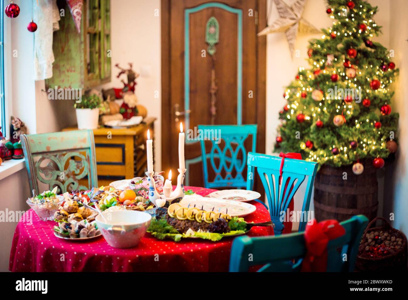 Ukraine christmas food table hi-res stock photography and images - Alamy