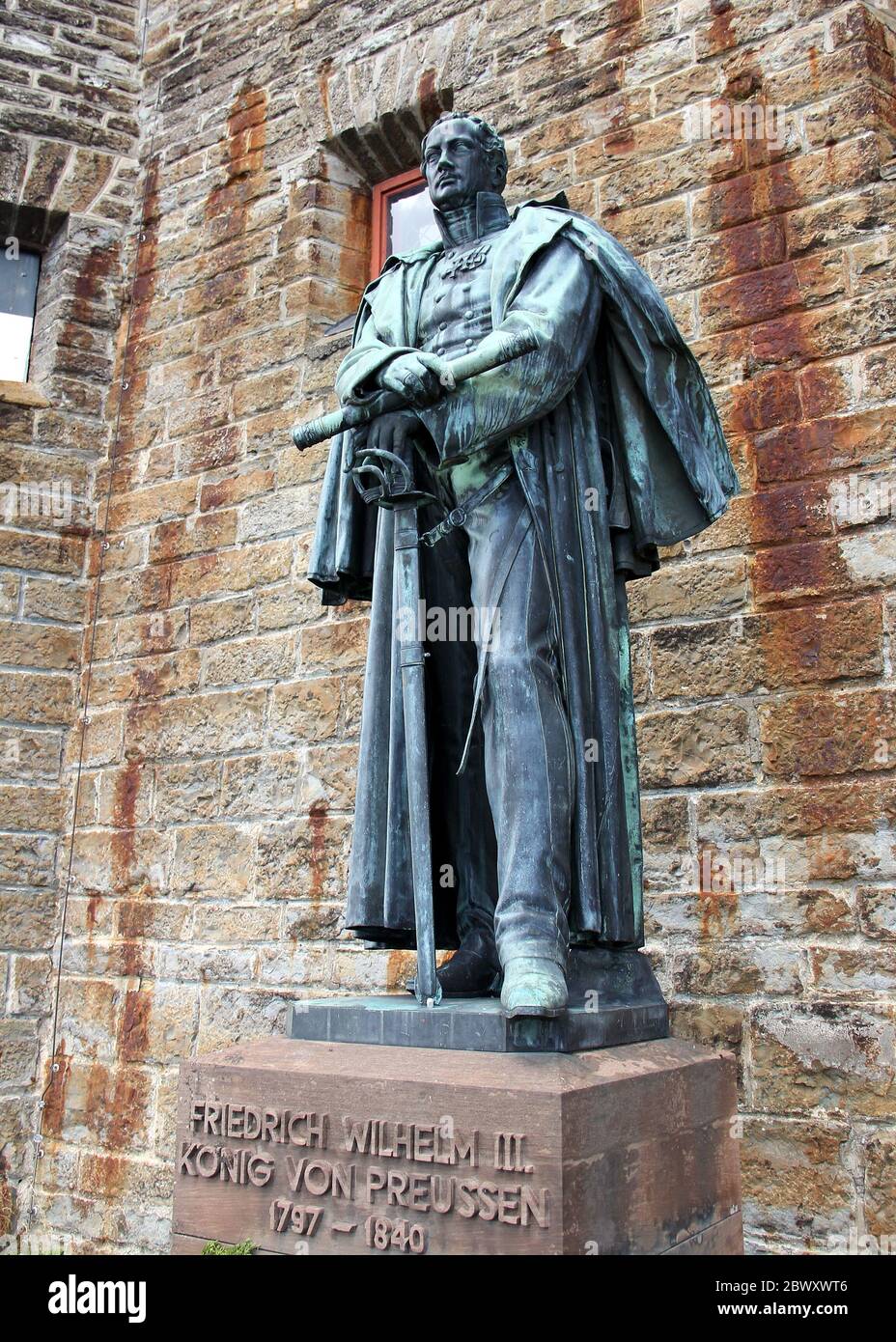 Statues of Prussian monarchs of the House of Hohenzollern at the ...