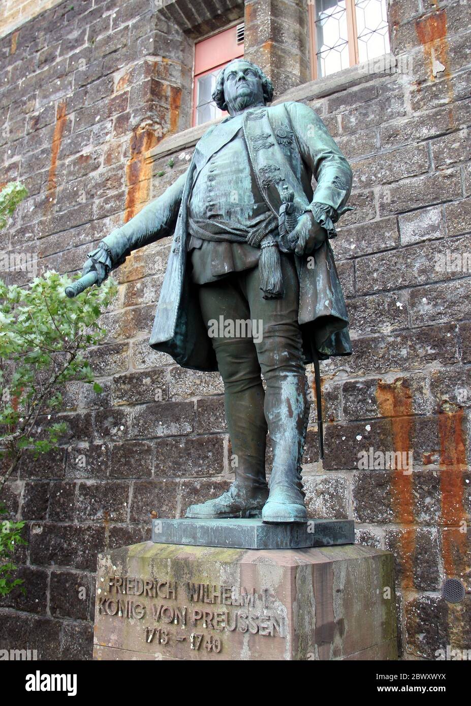 Statues of Prussian monarchs of the House of Hohenzollern at the ...