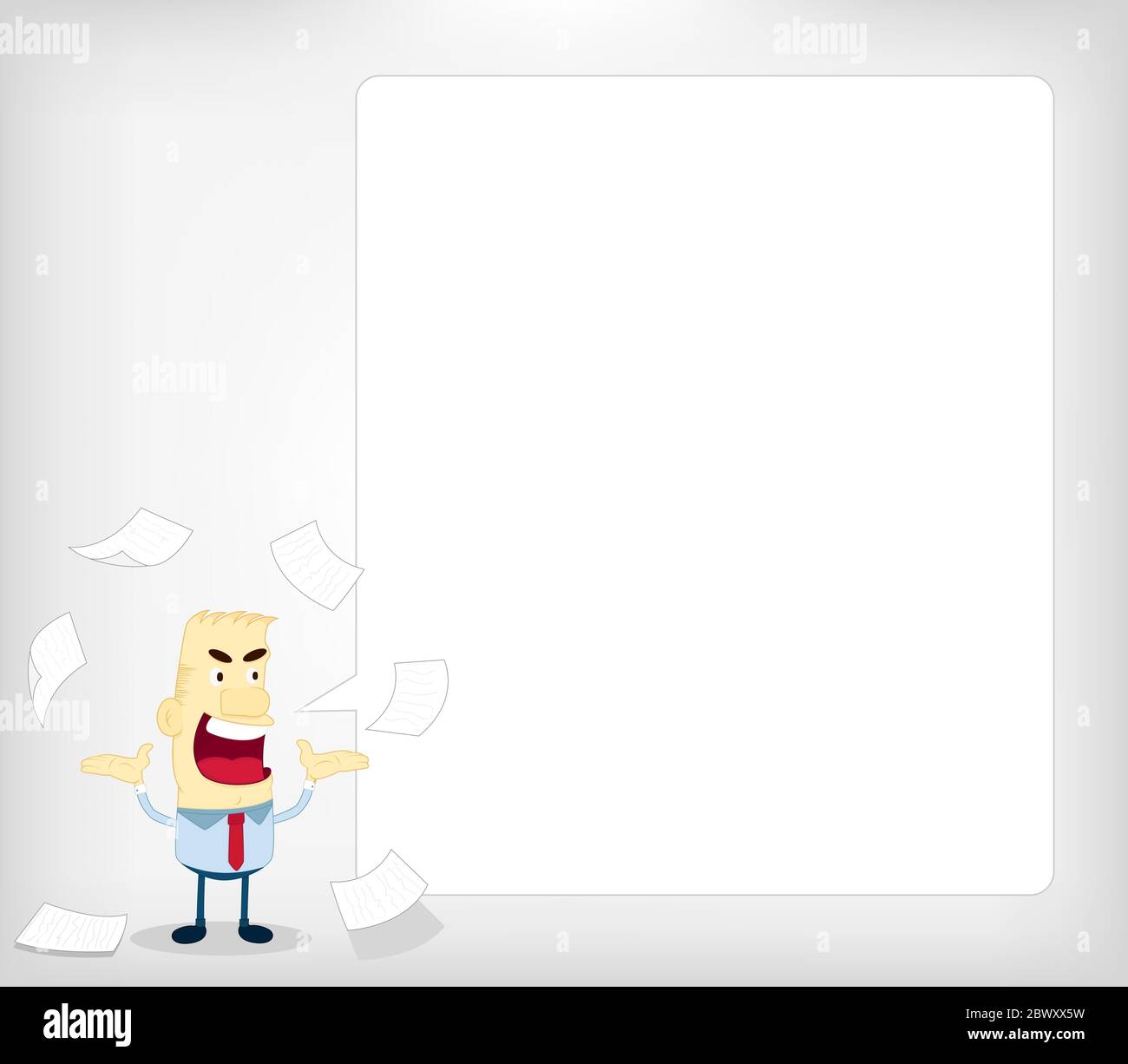 Throwing papers in the air Stock Vector Images - Alamy
