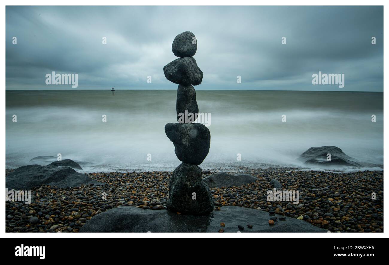 Stones on the beach Stock Photo - Alamy