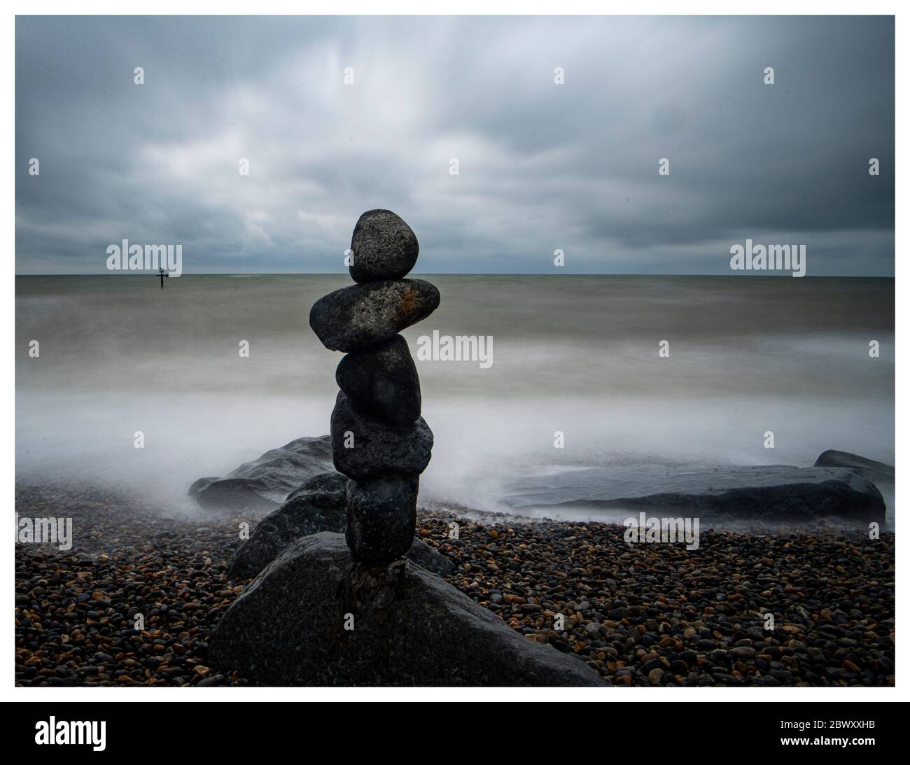 Stones on the beach Stock Photo - Alamy