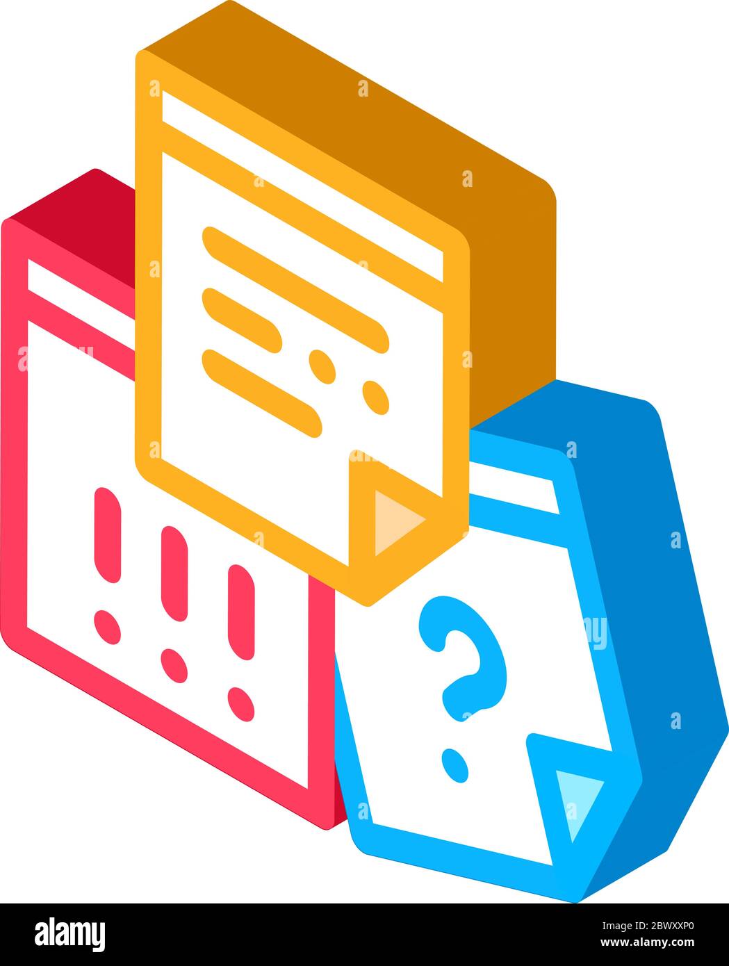 Paper Question And Exclamatory Sign Agile Vector Stock Vector Image ...