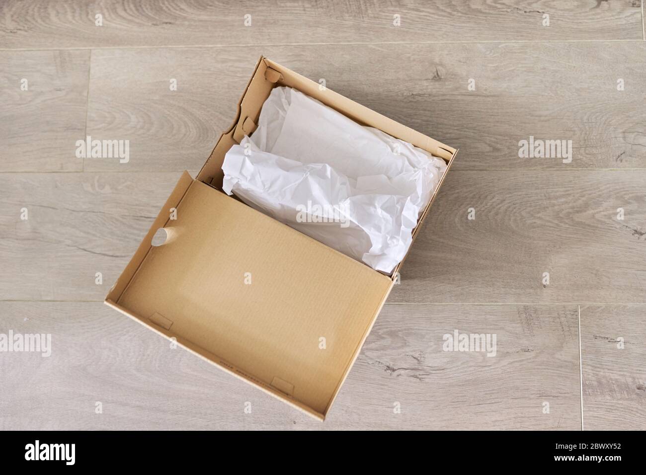Empty shoe box hi-res stock photography and images - Alamy