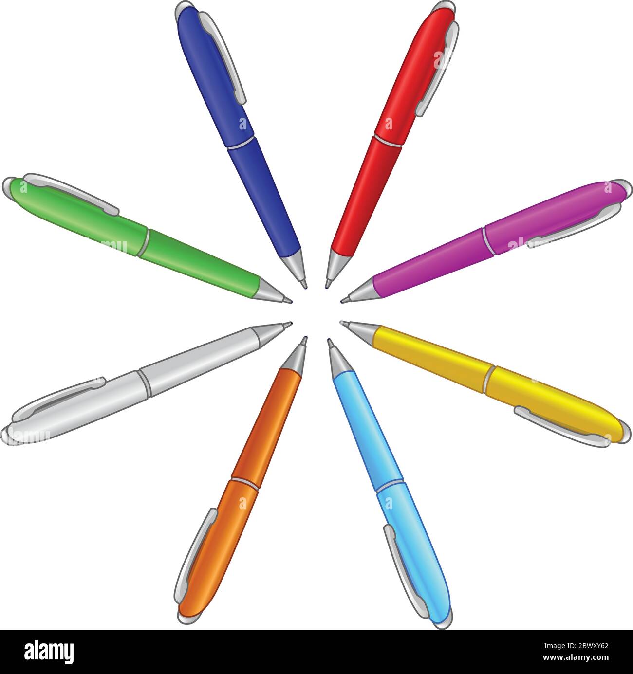 School pen Stock Vector Images - Alamy