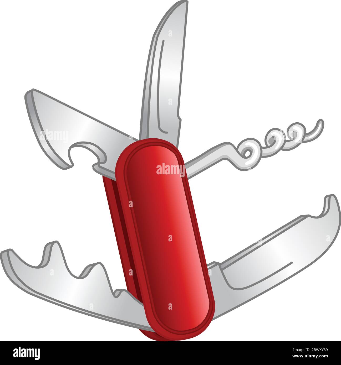 Steel knife camping cartoon hi-res stock photography and images - Alamy