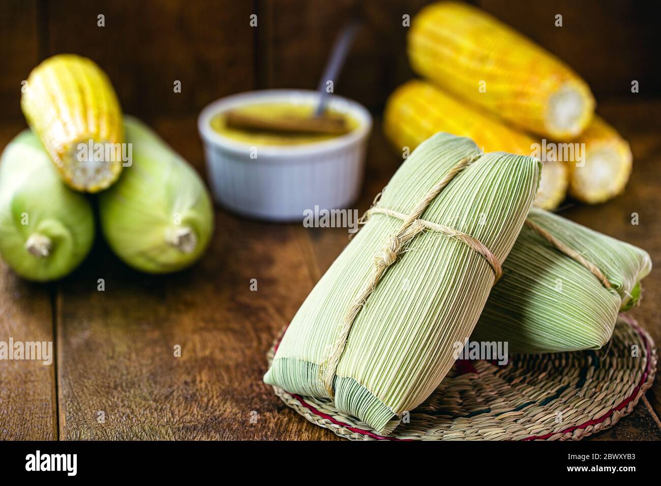 Sweet Corn, typical of Brazil, called Pamonha, Food for June and July ...