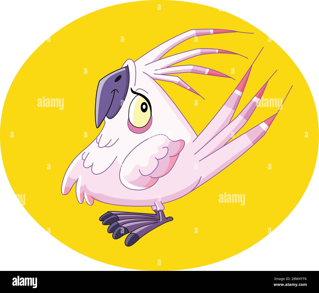 Cockatoo parrot in cartoon Stock Vector Images - Alamy
