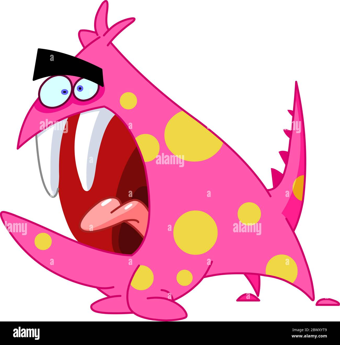 Funny angry kids face Stock Vector Images - Alamy