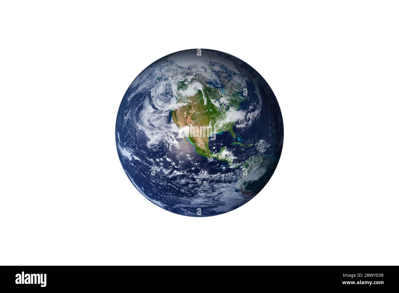 Planet Earth in the Starry Sky of Solar System in Space. This image ...