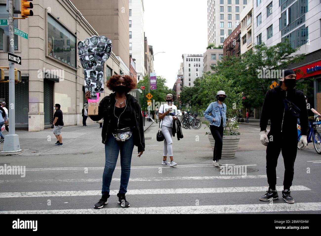 America in Turmoil, New York, USA Stock Photo - Alamy