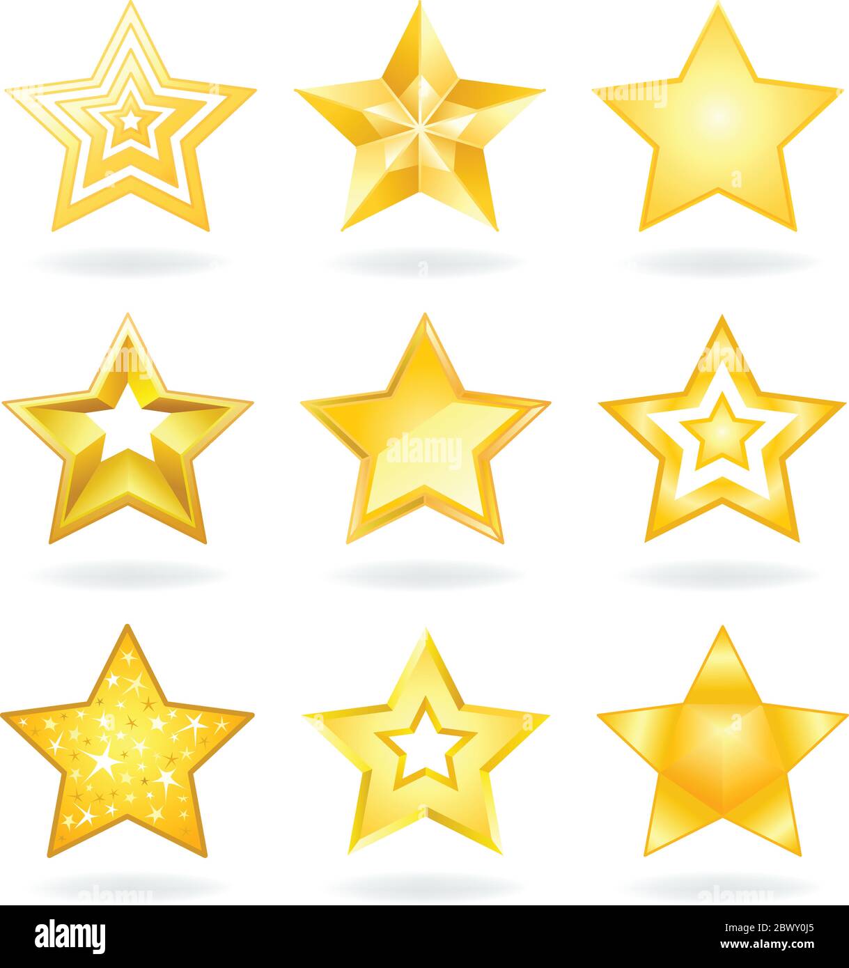 3d star vector hi-res stock photography and images - Alamy