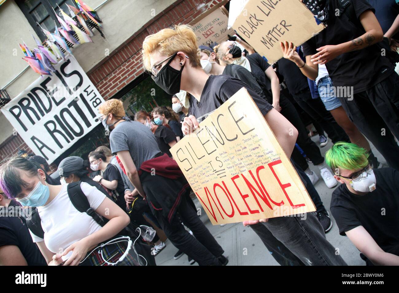 America in Turmoil, New York, USA Stock Photo - Alamy