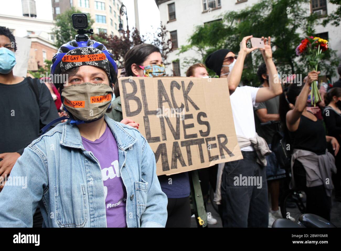 America in Turmoil, New York, USA Stock Photo - Alamy