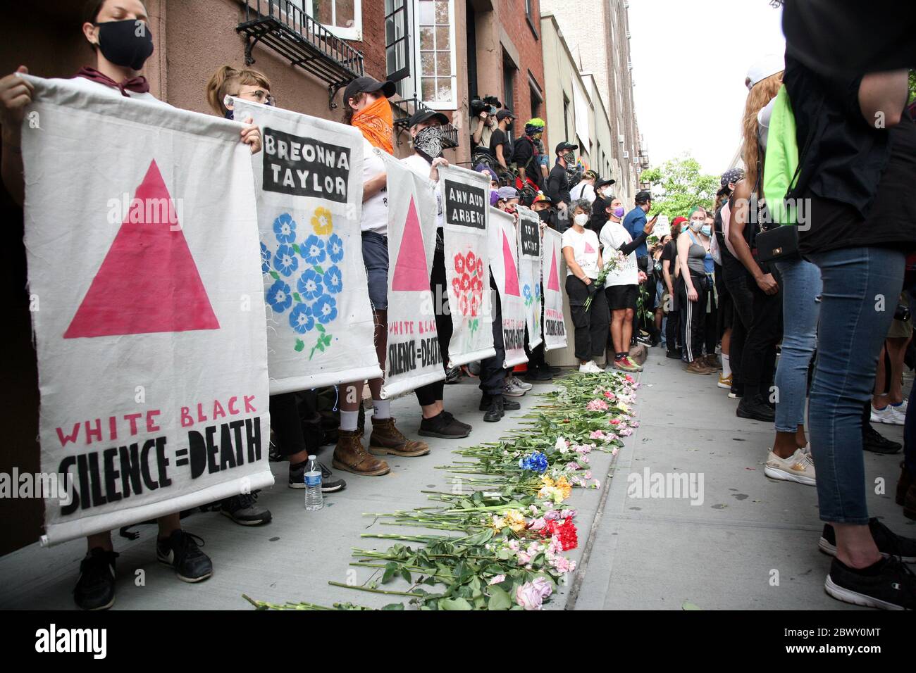 America in Turmoil, New York, USA Stock Photo - Alamy