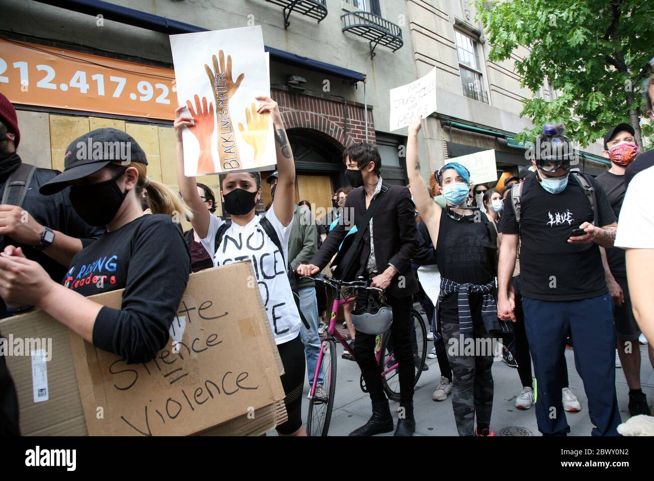 America in Turmoil, New York, USA Stock Photo - Alamy