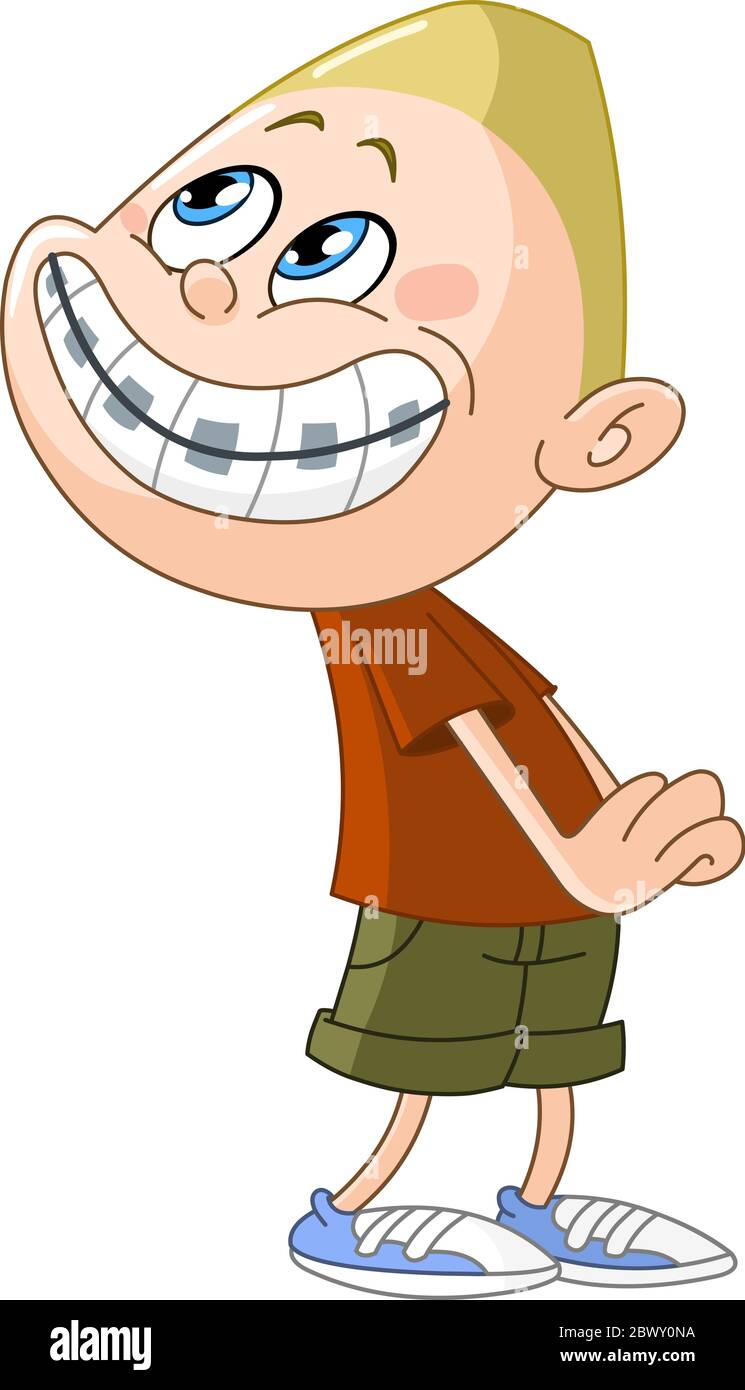 Cartoon toothy smile hi-res stock photography and images - Alamy