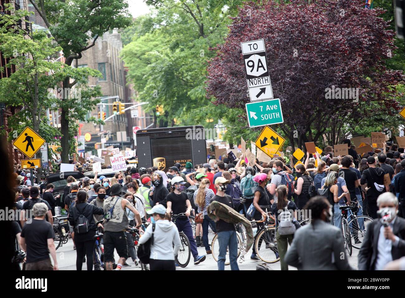 America in Turmoil, New York, USA Stock Photo - Alamy