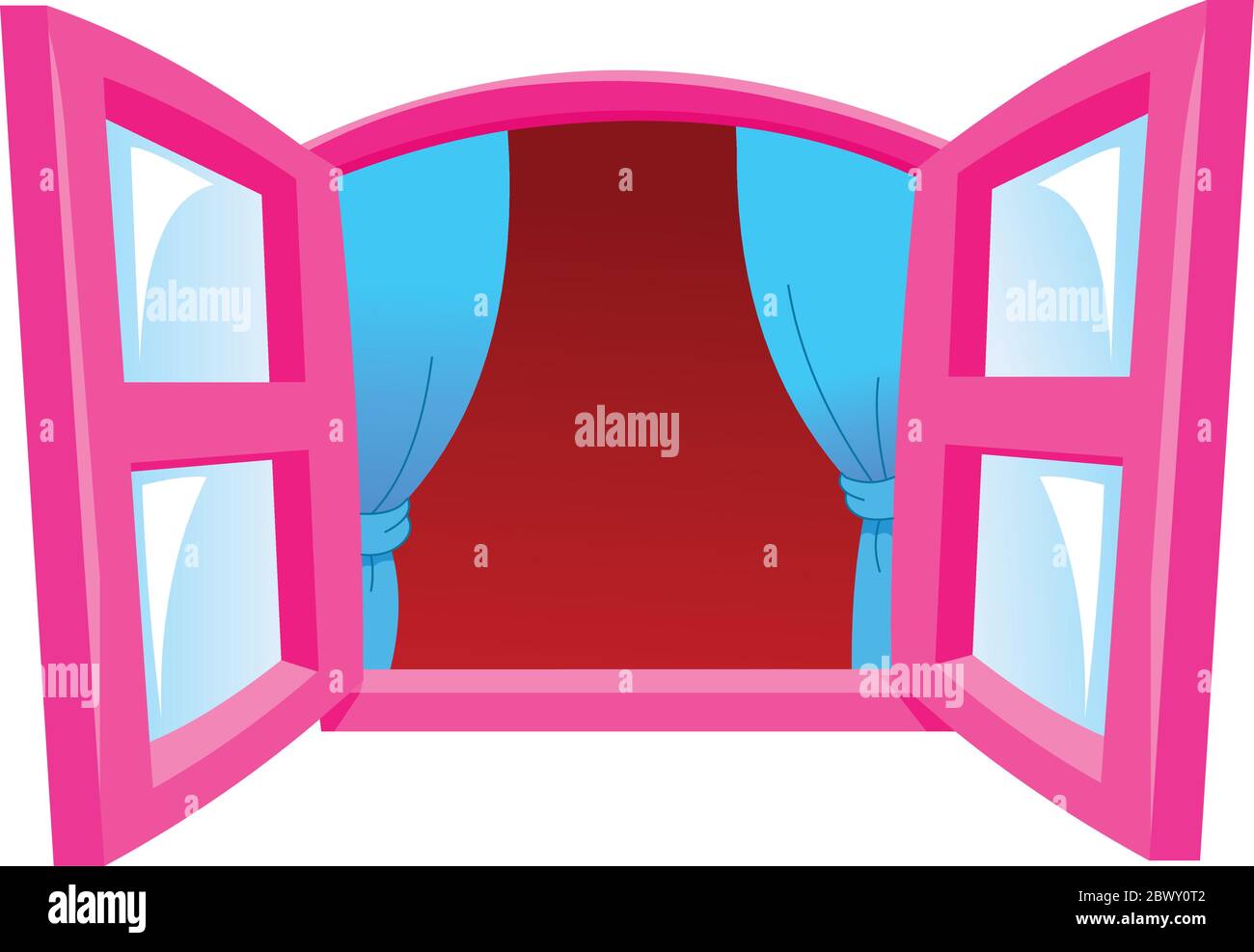 Cartoon window Stock Vector Images - Alamy