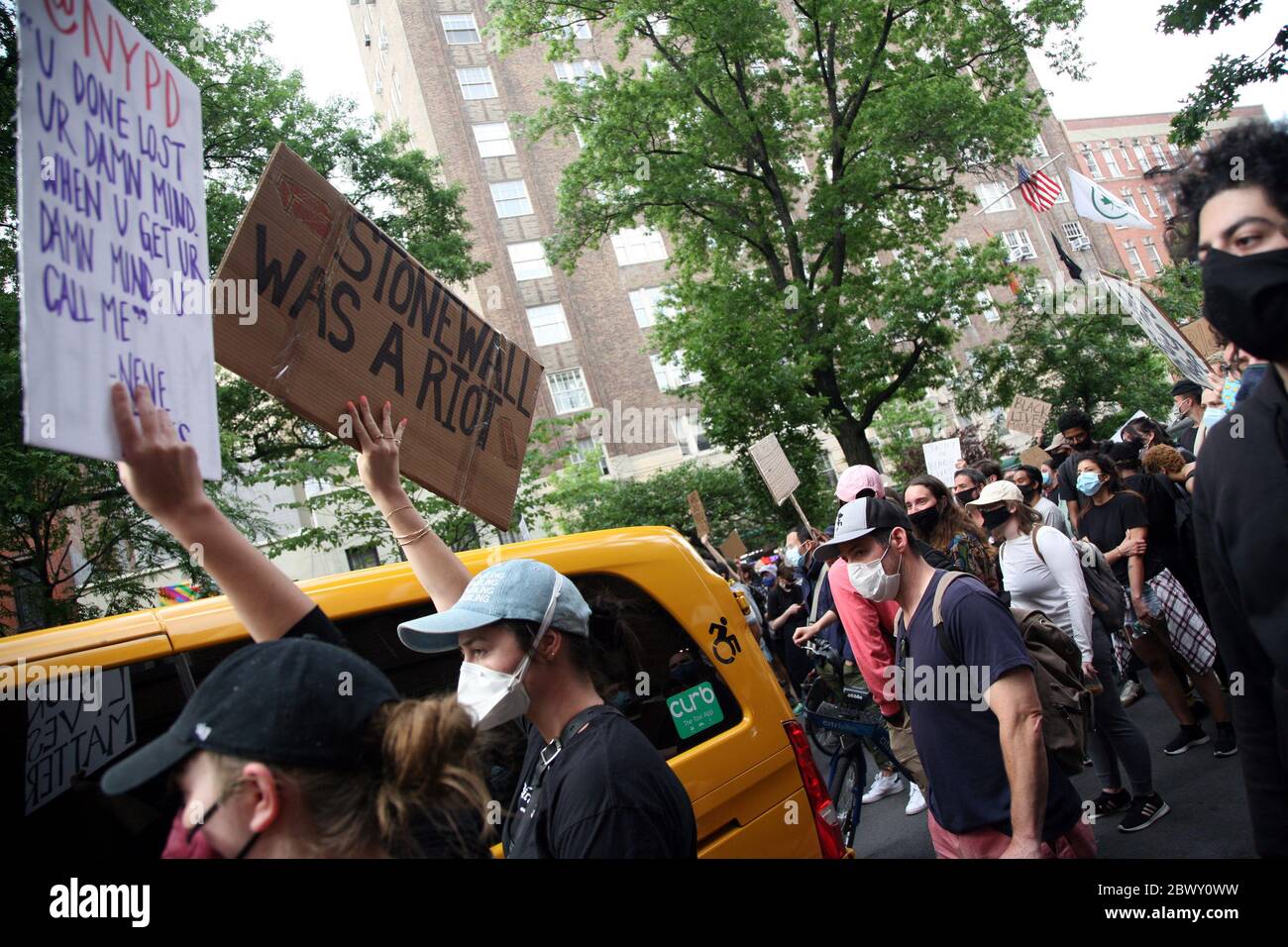 America in Turmoil, New York, USA Stock Photo - Alamy