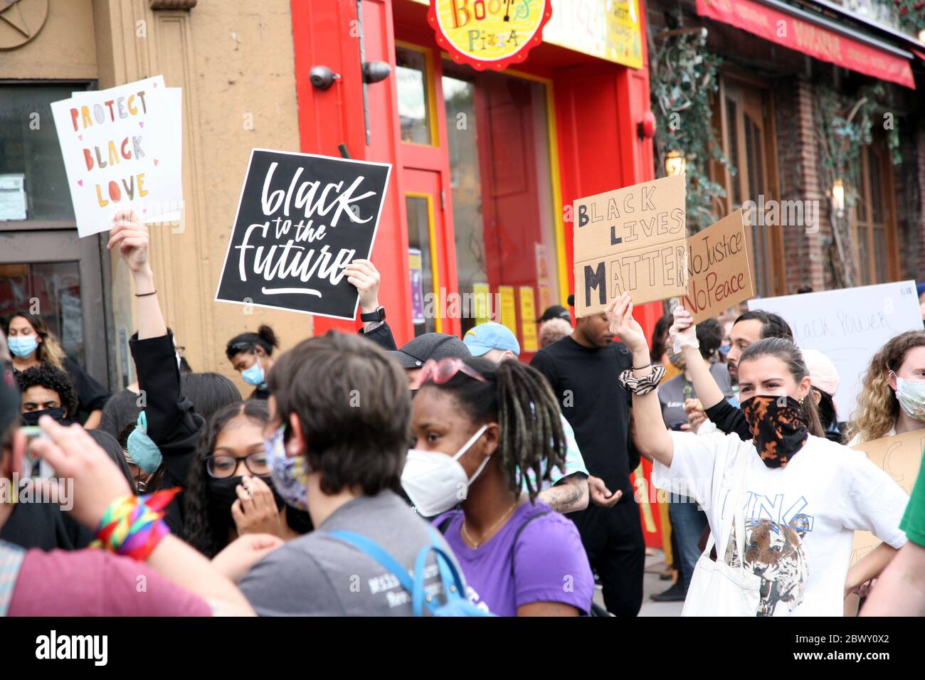 America in Turmoil, New York, USA Stock Photo - Alamy