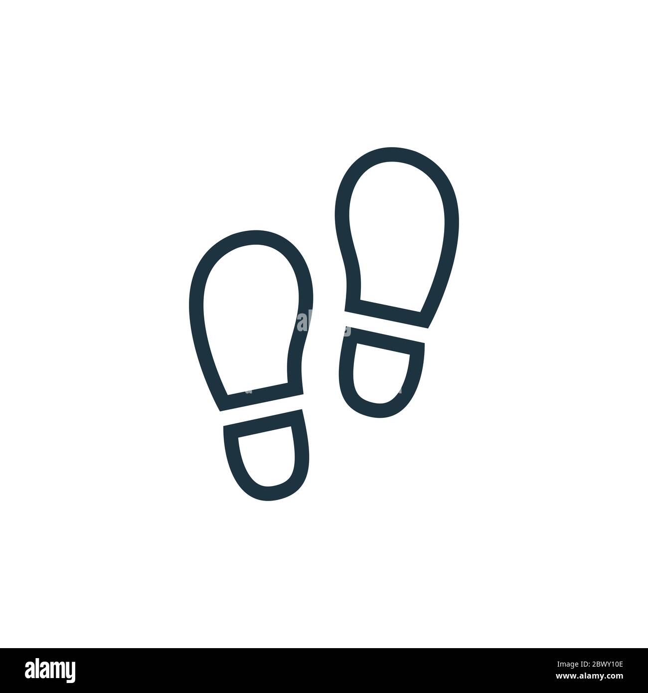 footprint icon, bootprint sign.Stock vector illustration isolated on ...