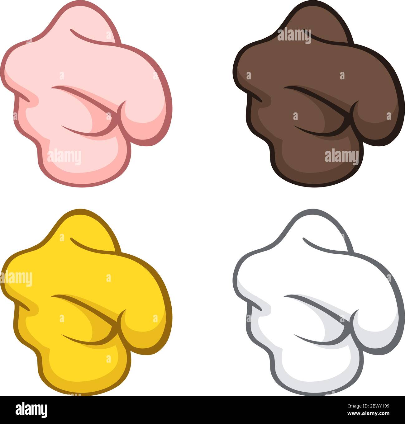 Finger pointing in white glove Stock Vector Images - Alamy