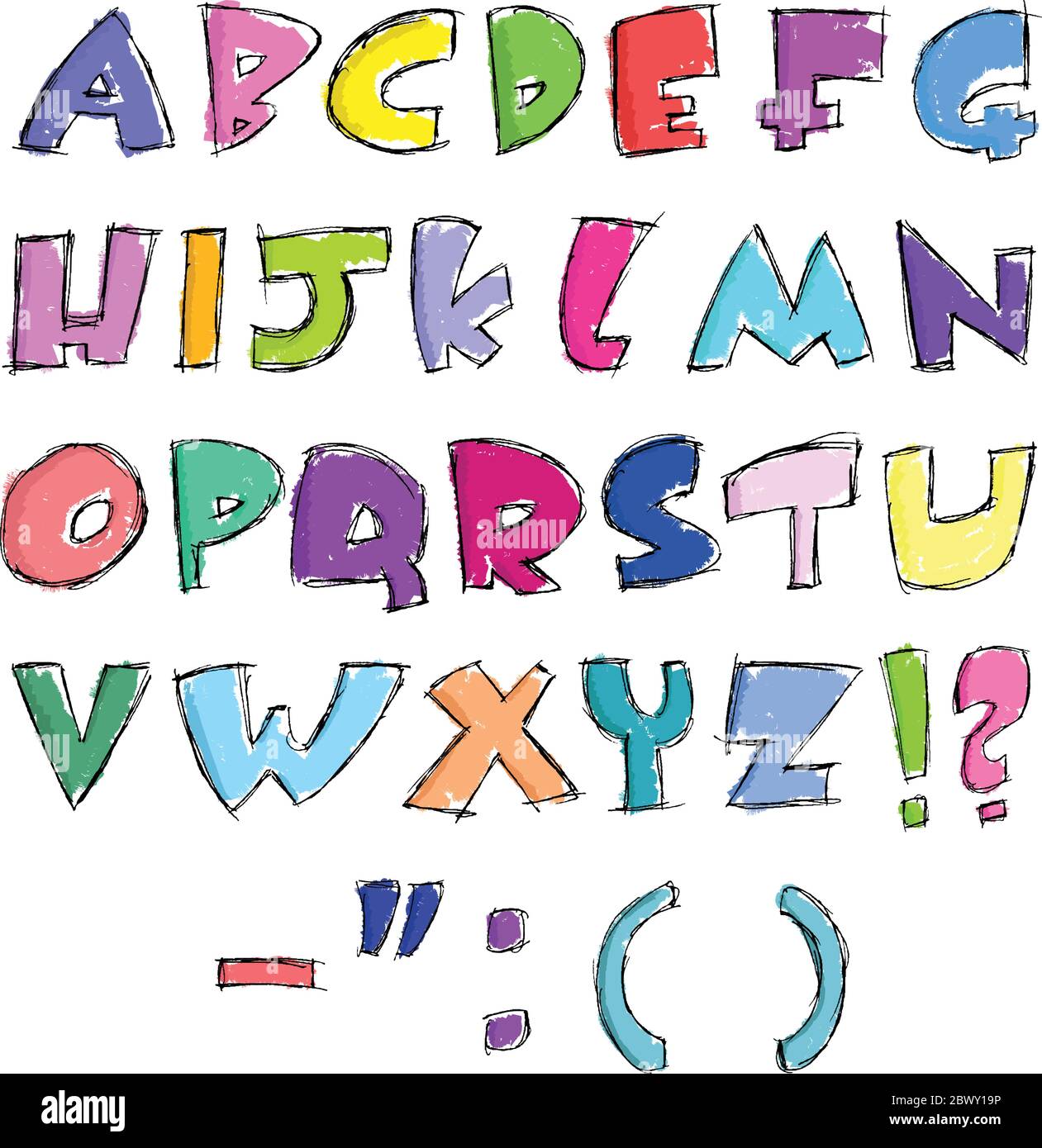 Shocked letter Stock Vector Images - Alamy