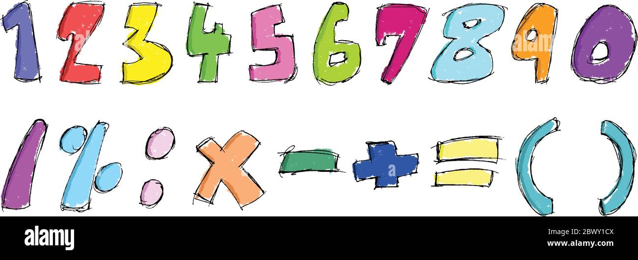 Seven children school Stock Vector Images - Alamy