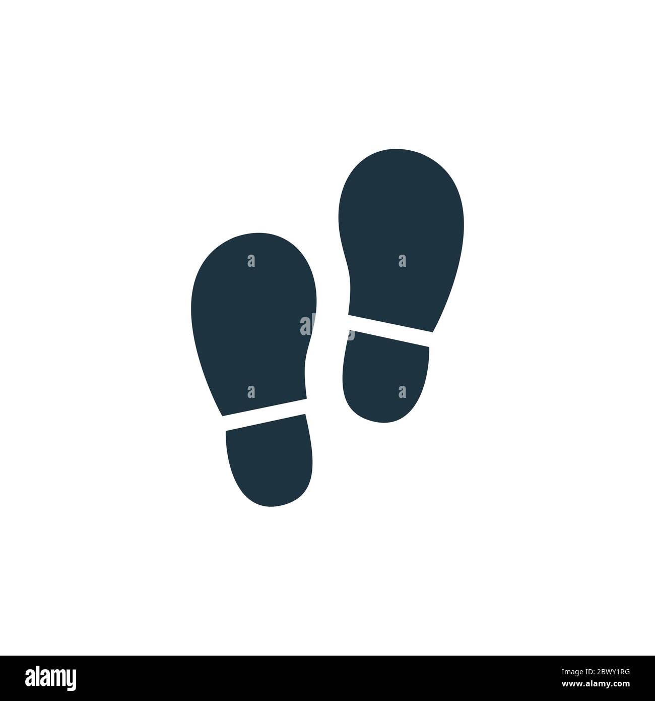 footprint icon, bootprint sign.Stock vector illustration isolated on ...