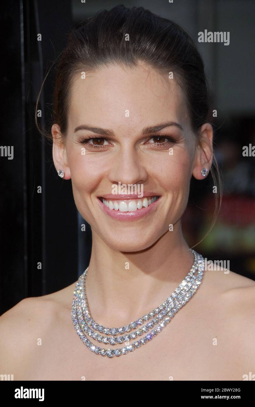 Hilary Swank at the Los Angeles Premiere of "The Reaping" held at the ...