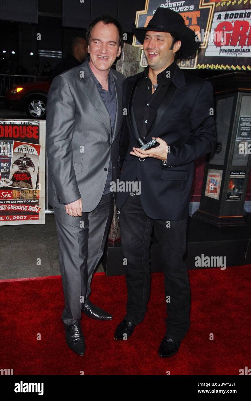Quentin Tarantino and Robert Rodriguez at the "Grindhouse" Los Angeles ...