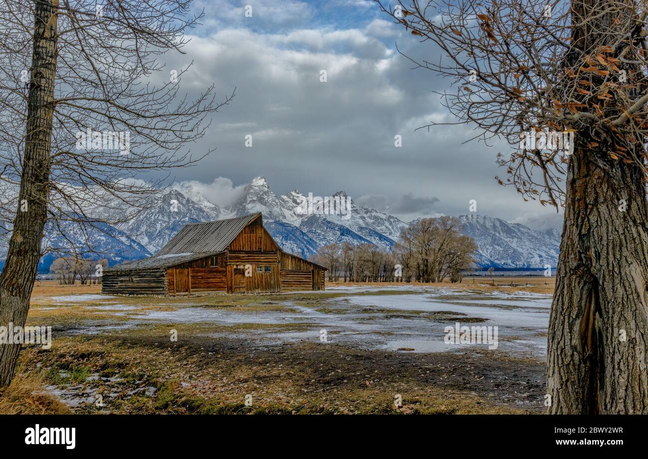 T.A. Moulton Barn located in Mormon Row Historic District of Grand ...